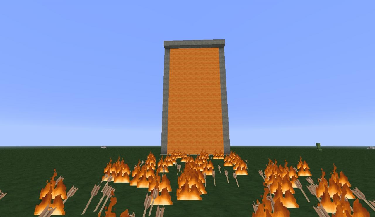 Fire Defence Wall Minecraft Map