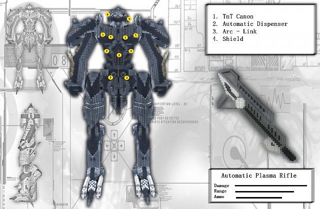 Astaroth Mecha Warrior Minecraft Map