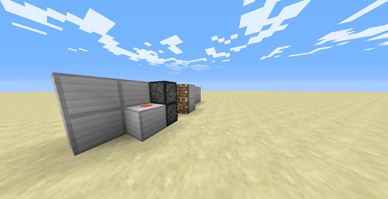Compact Piston Door Minecraft Map