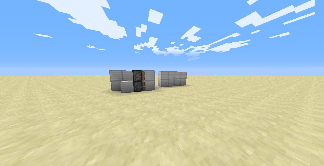 Compact Piston Door Minecraft Map