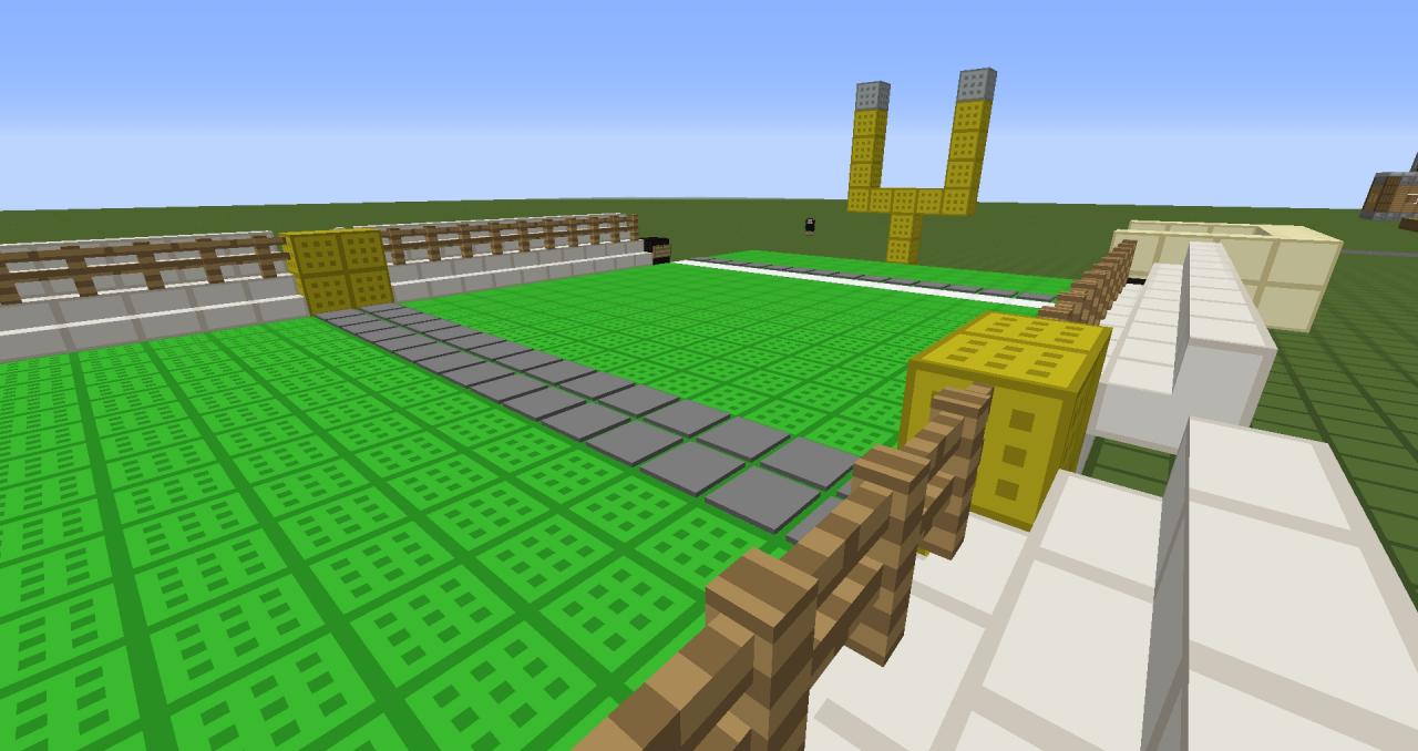 PLAYABLE Minecraft Football Game Minecraft Map