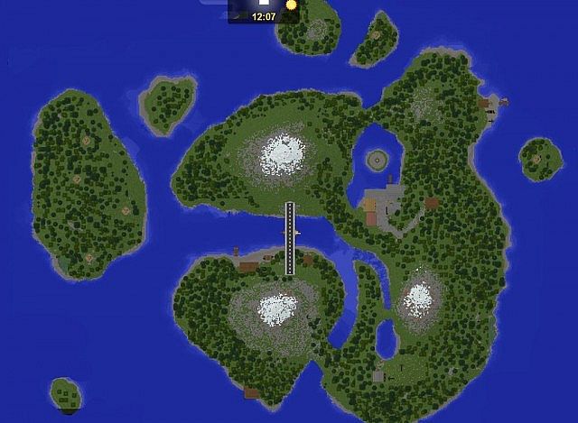 HG map: Norway Fjord Minecraft Map