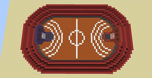 BasketBall With a potato Minecraft Map