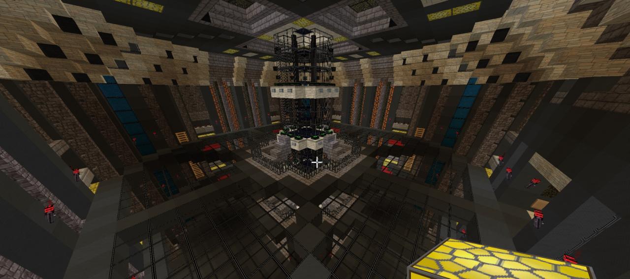 Grey Knights Strike Cruiser Minecraft Map