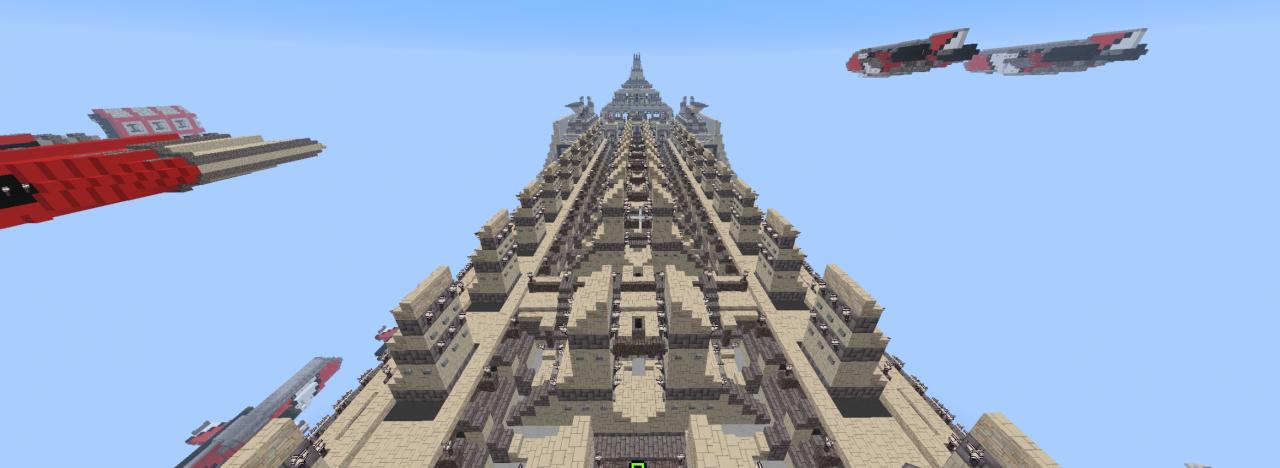 Grey Knights Strike Cruiser Minecraft Map