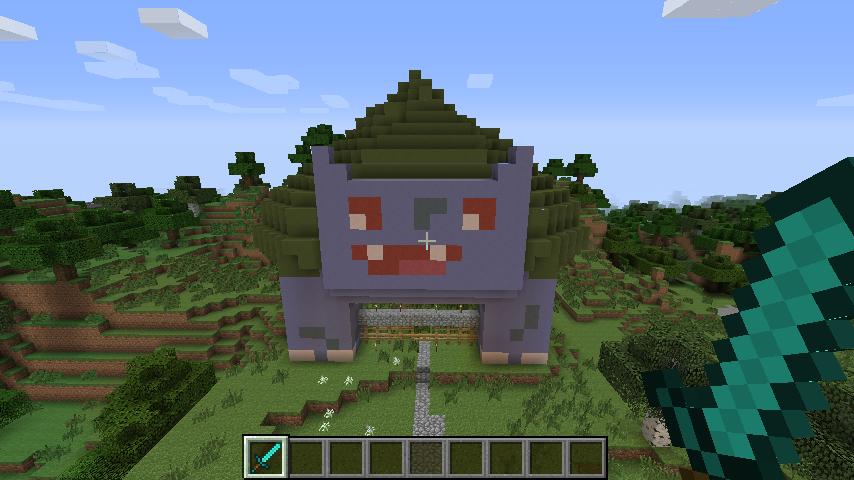 3D Bulbasaur Minecraft Map