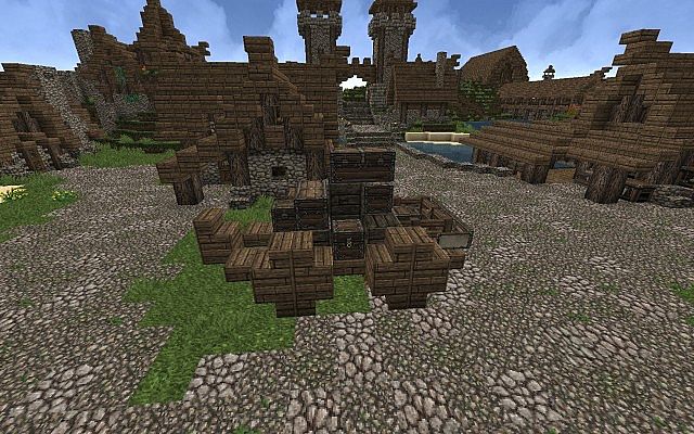 RavenWood-A Small Medieval/Nordic Town Minecraft Map