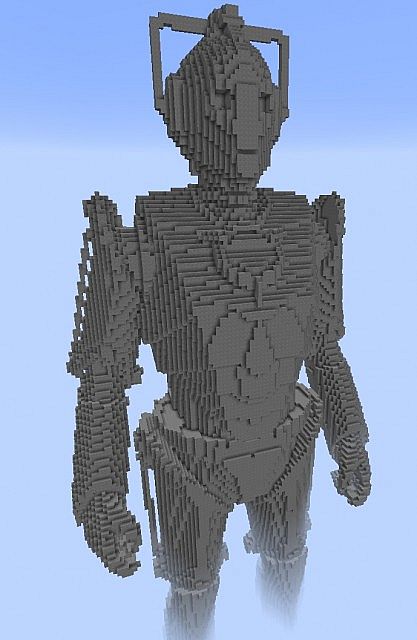Cyberman - Doctor Who - 3D Model Minecraft Map