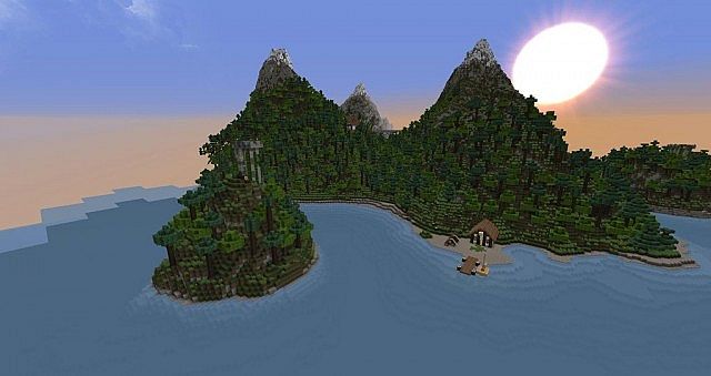 HG map: Norway Fjord Minecraft Map