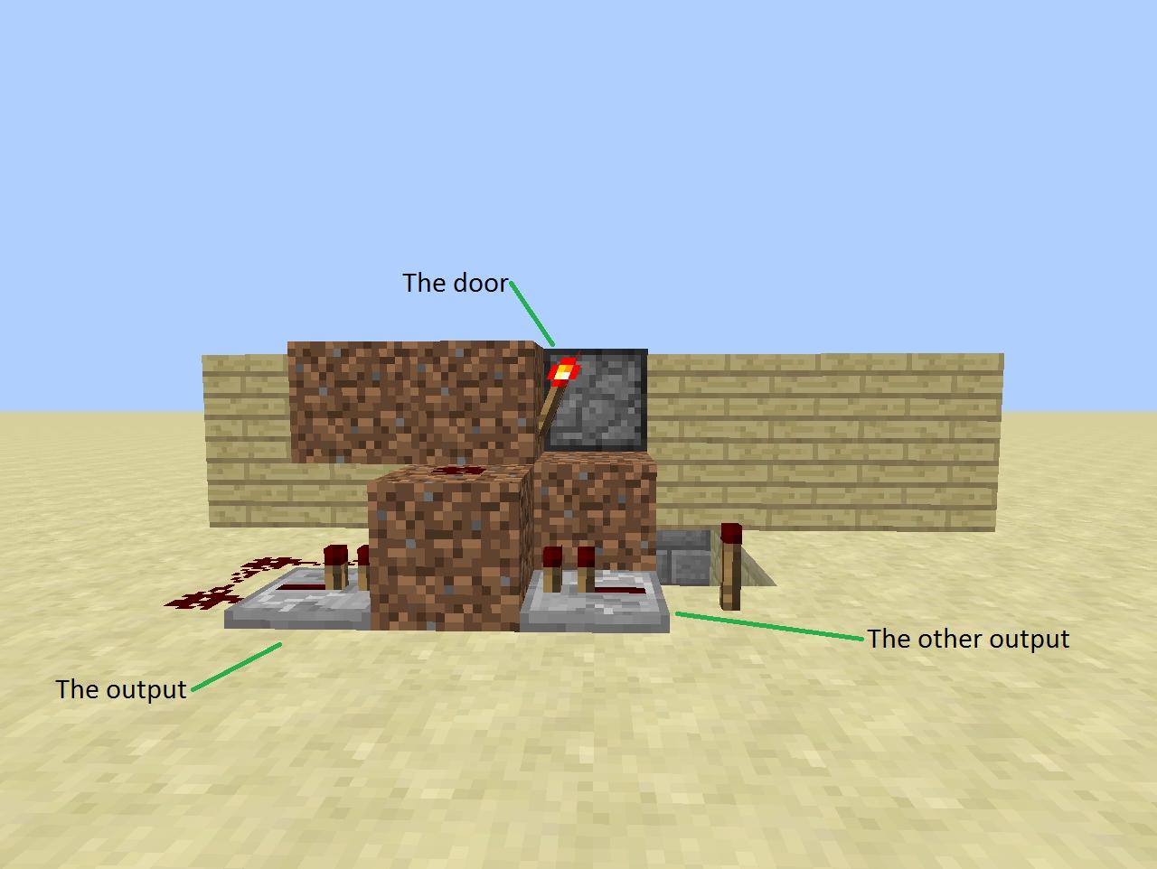 Secret Door [Self closing] Minecraft Map