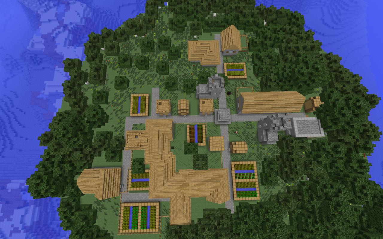 Island village Minecraft Project