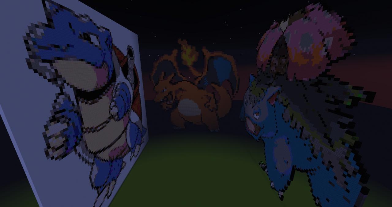 Pokémon Pixelated Art! Minecraft Map