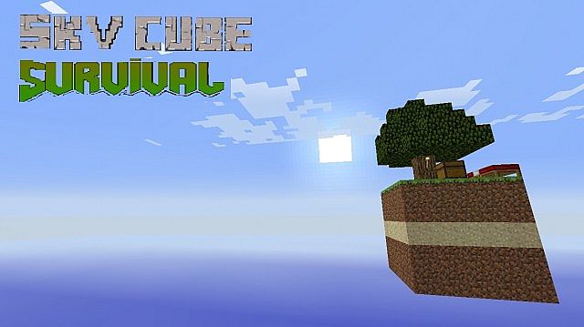 SkyCube Survival ( 5x5x5 ) Minecraft Map