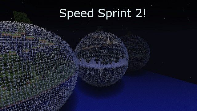 Speed sprint 2 (Parkour sprint map) Minecraft Map