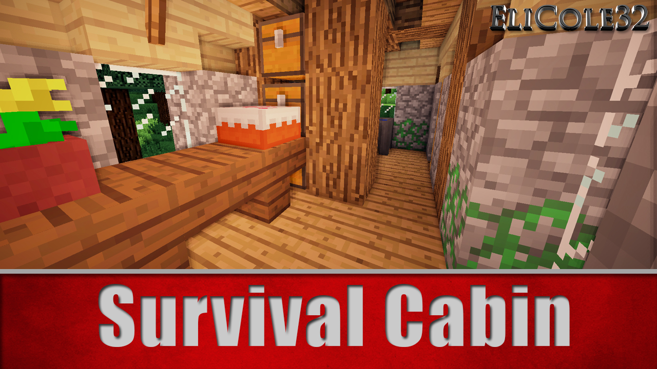 Survival Cabin Minecraft Map