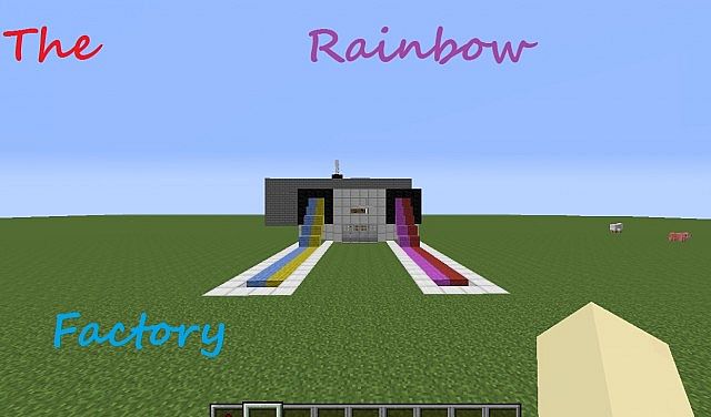 In The Rainbow Factory Minecraft Map