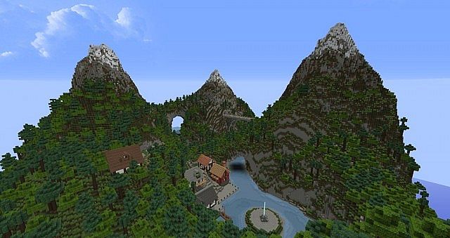 HG map: Norway Fjord Minecraft Map