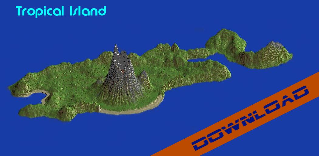 Tropical Island Minecraft Map