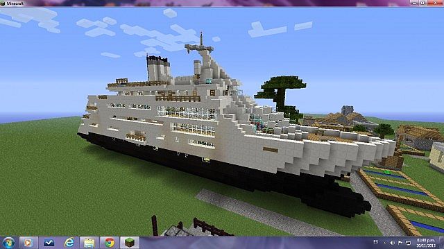 Mega Yacht Minecraft Map