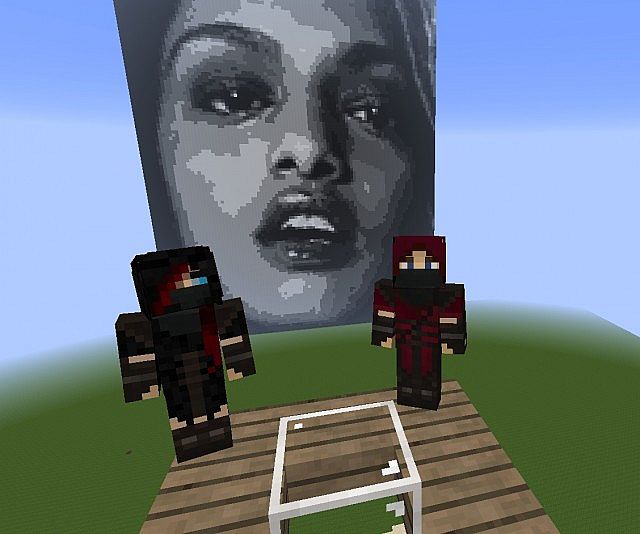 11,781 Blocks Pixel Art Minecraft Map