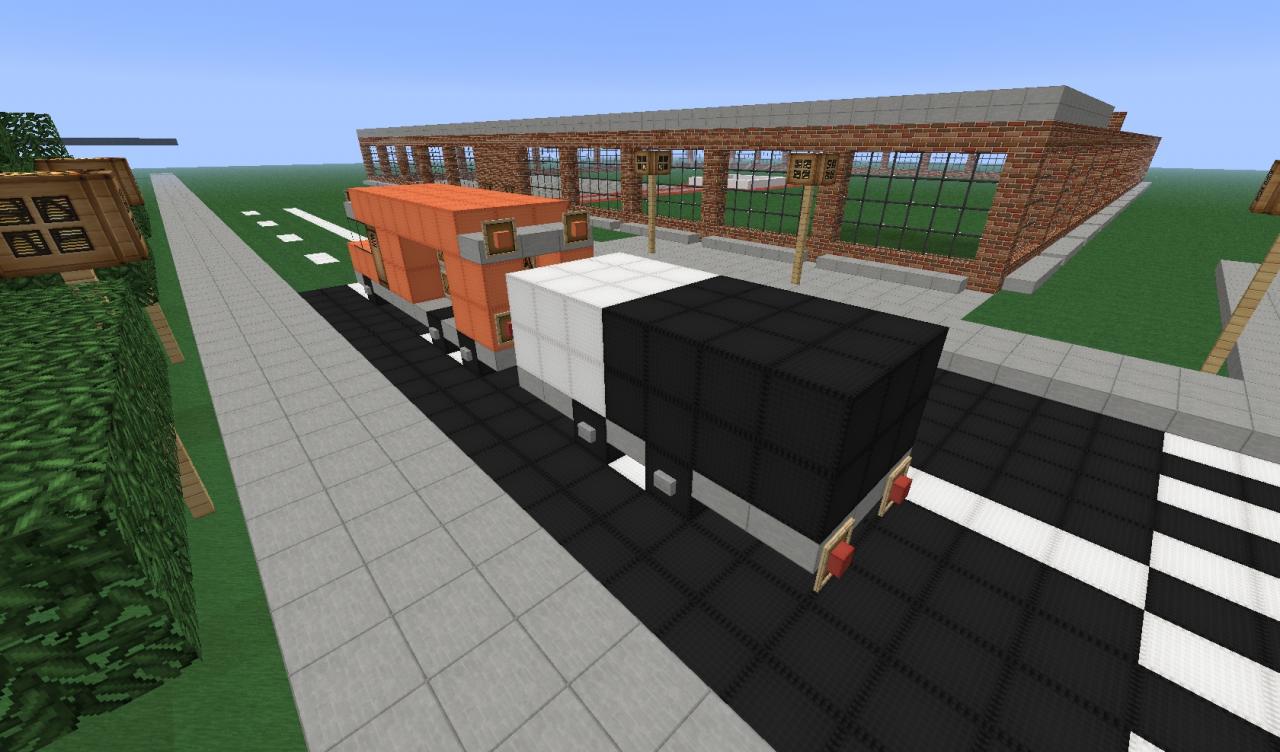 way work truck Minecraft Map