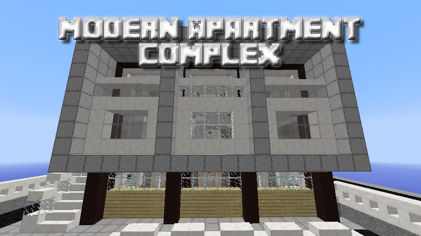 Modern Apartment Complex (1.7.2) [Build] [Schematic] Minecraft Map