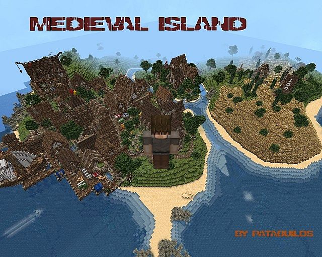medieval island Minecraft Map