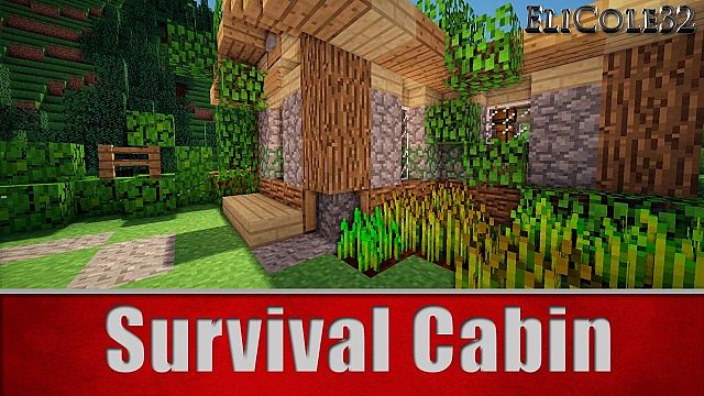 Survival Cabin Minecraft Map