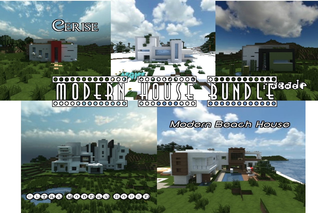 Modern House Bundle Minecraft Map