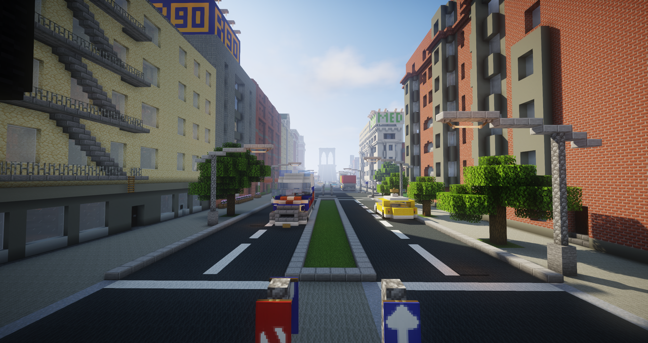 Sześcianowo City Brooklyn District Minecraft Map