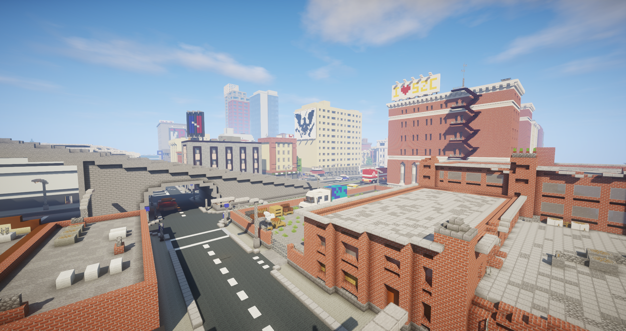 Sześcianowo City Brooklyn District Minecraft Map