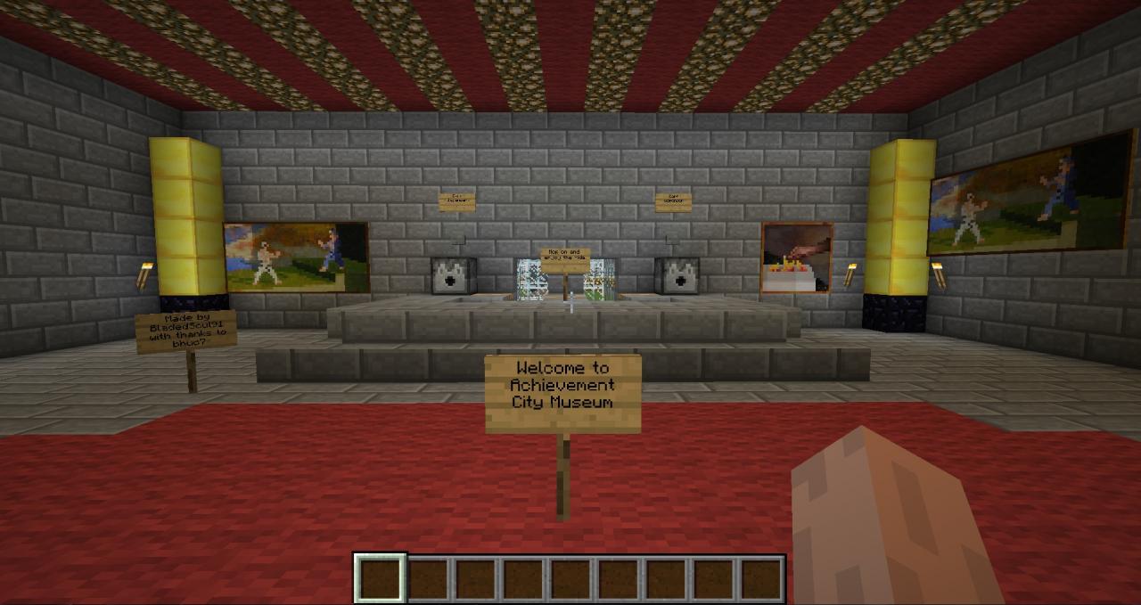 Achievement City Museum Minecraft Map