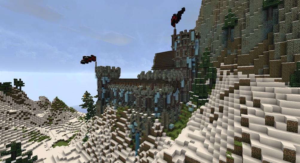 Unfinished nordic castle Minecraft Map