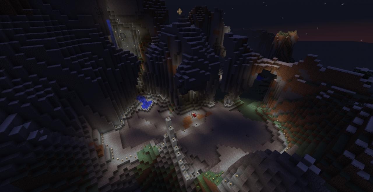 Mountain Base Minecraft Map