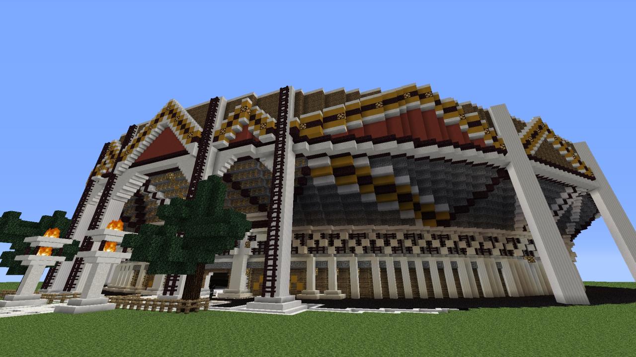 Schem Added UPDATE 10/28 Pixelmon Stadium Build Minecraft Map