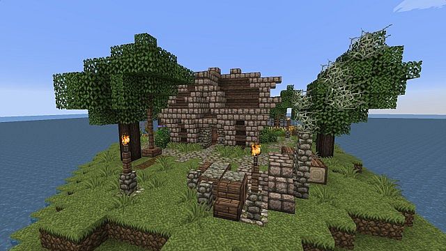 Small Island Home Minecraft Map