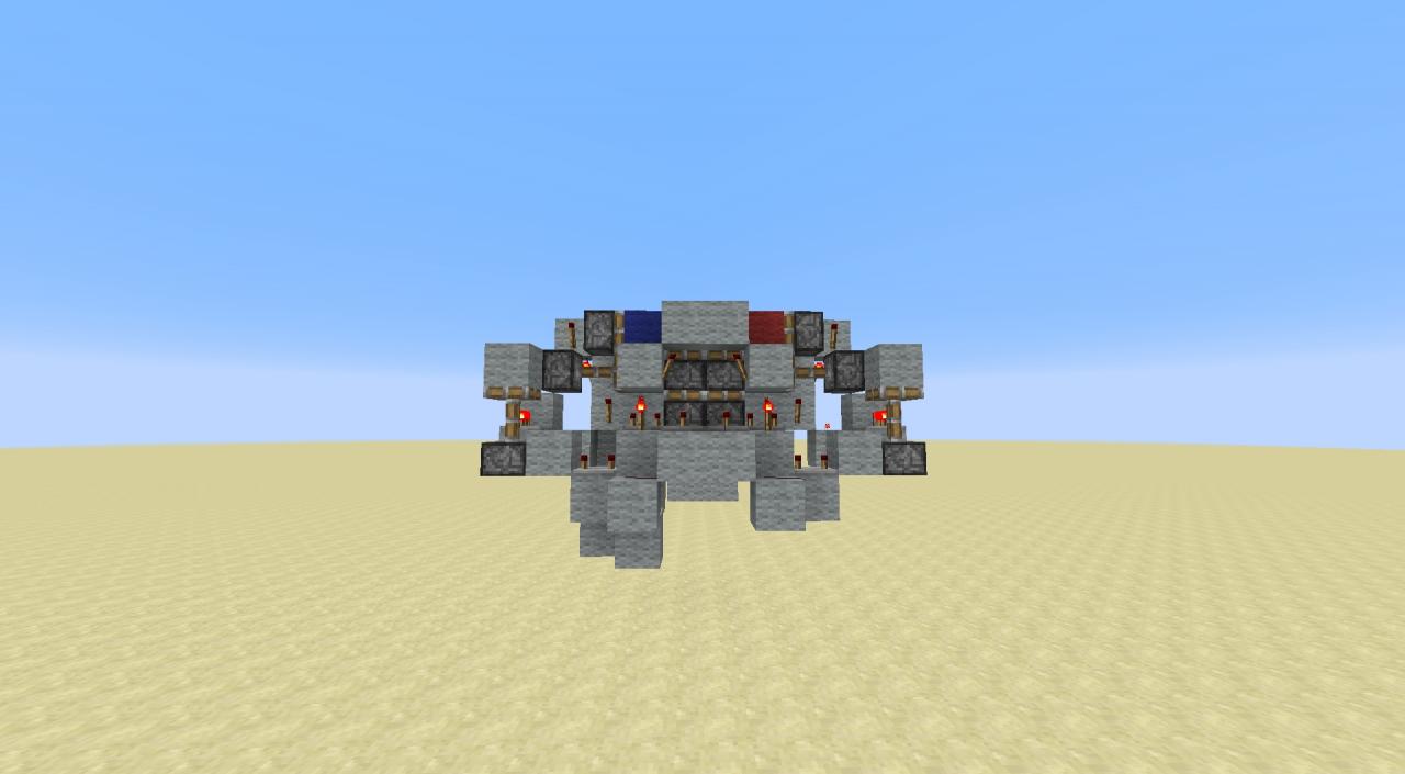 2x2 Hipster Door Minecraft Map