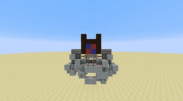 2x2 Hipster Door Minecraft Map