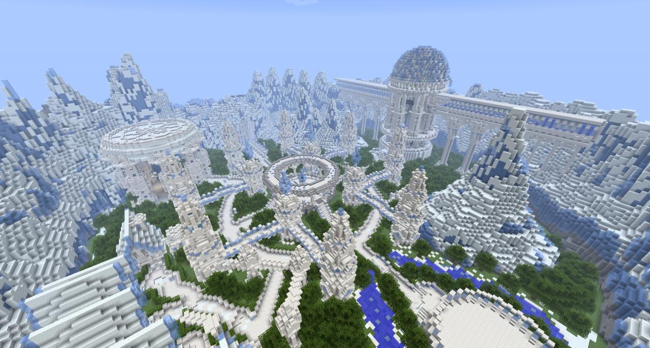 Icy Times The Ice City Minecraft Map