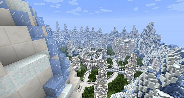 Icy Times The Ice City Minecraft Map