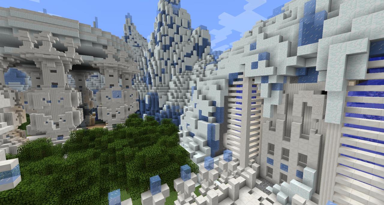 Icy Times The Ice City Minecraft Map