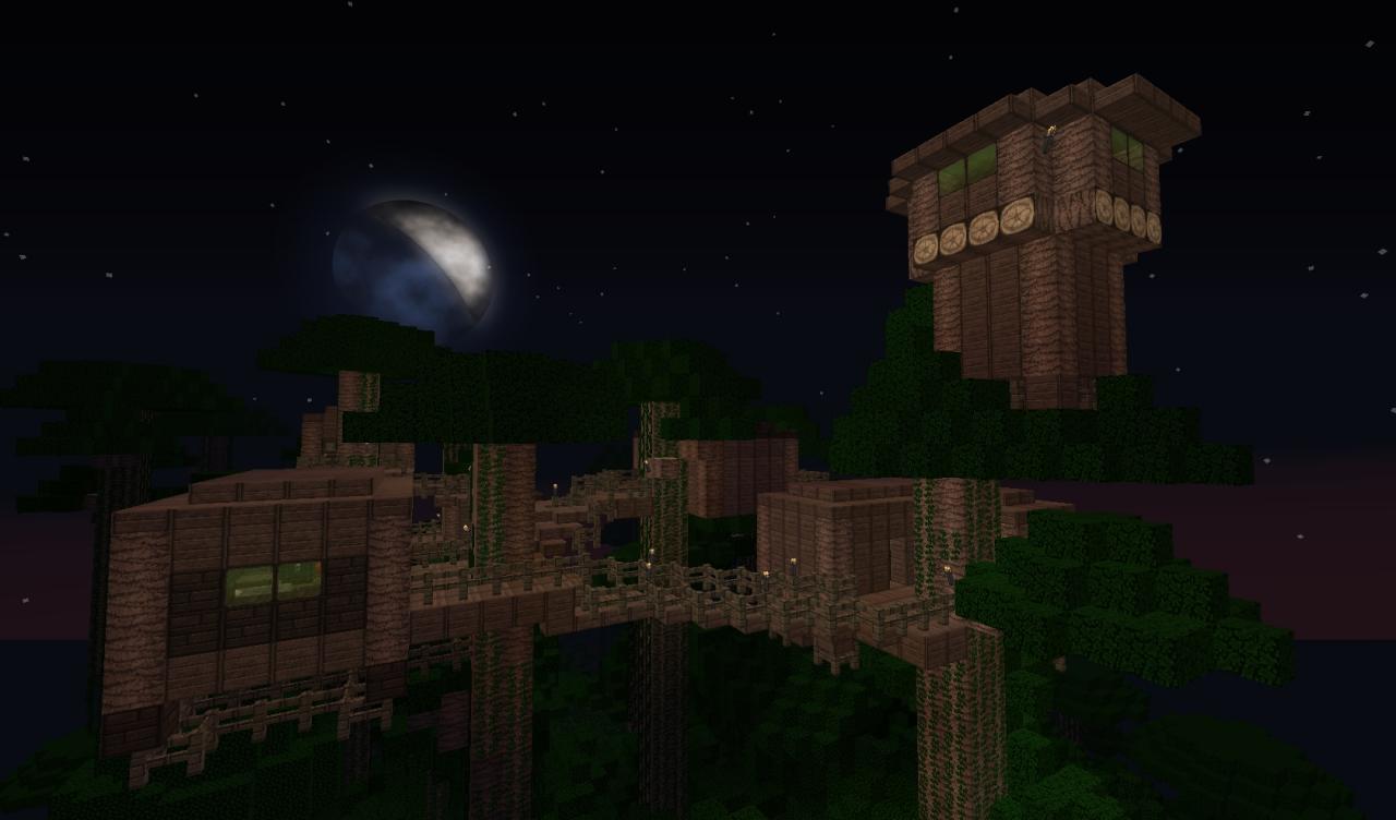 Tree top Houses Minecraft Map