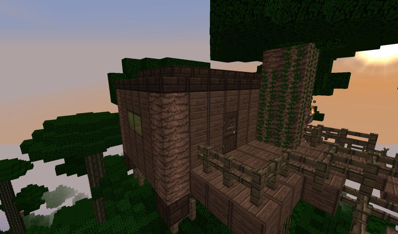 Tree top Houses Minecraft Map