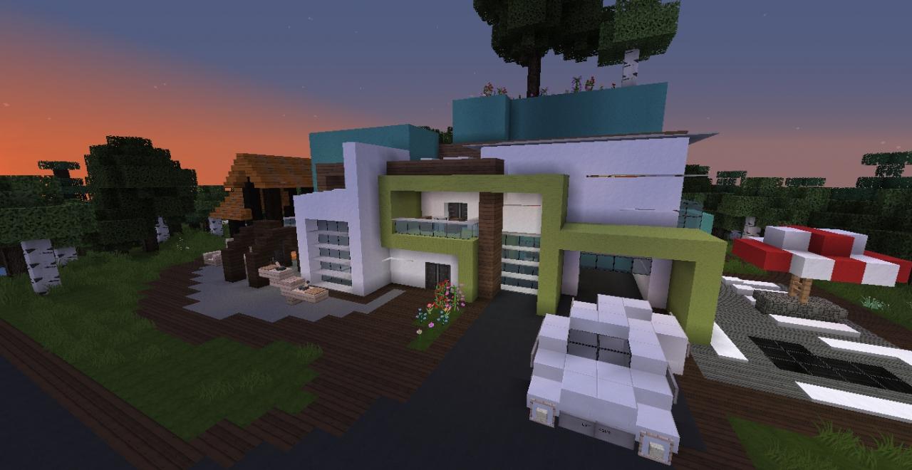 Modern House | Cyan Minecraft Map