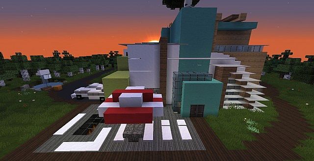 Modern House | Cyan Minecraft Map