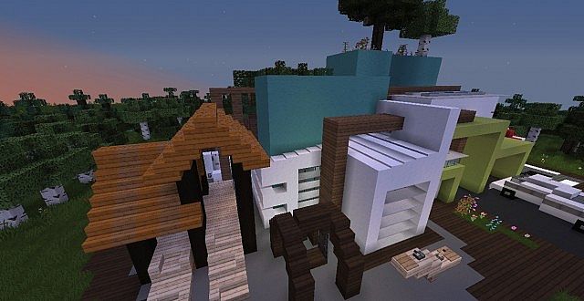 Modern House | Cyan Minecraft Map