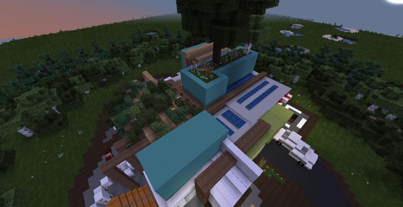 Modern House | Cyan Minecraft Map