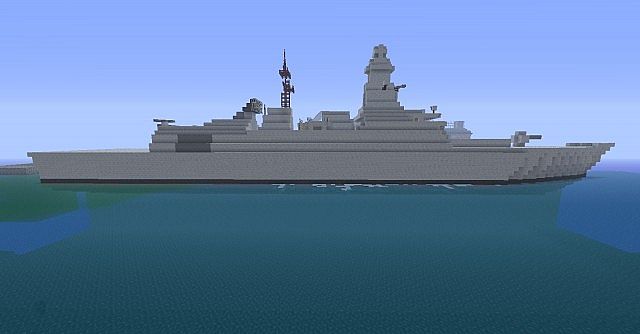 Royal Navy Type 45 Destroyer Minecraft Map