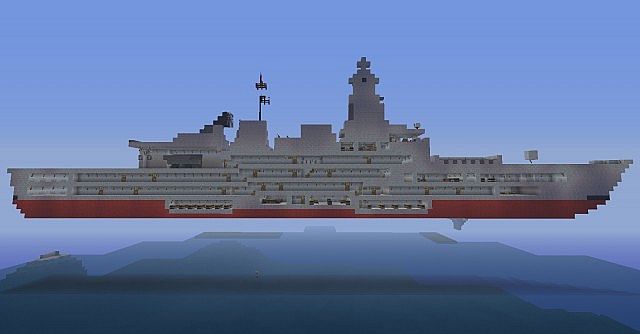 Royal Navy Type 45 Destroyer Minecraft Map