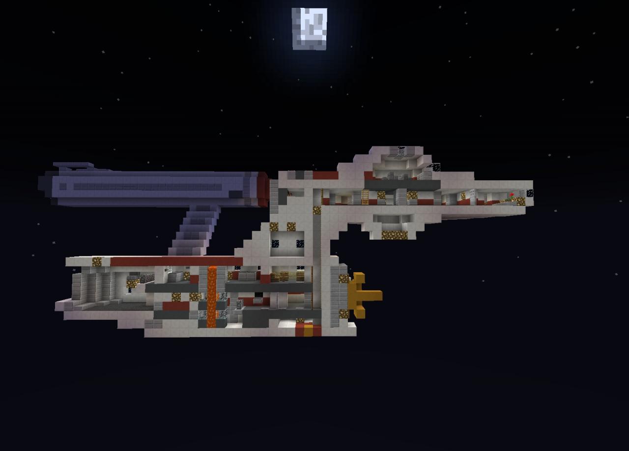 Constitution Class Heavy Cruiser (Mark II) Minecraft Map